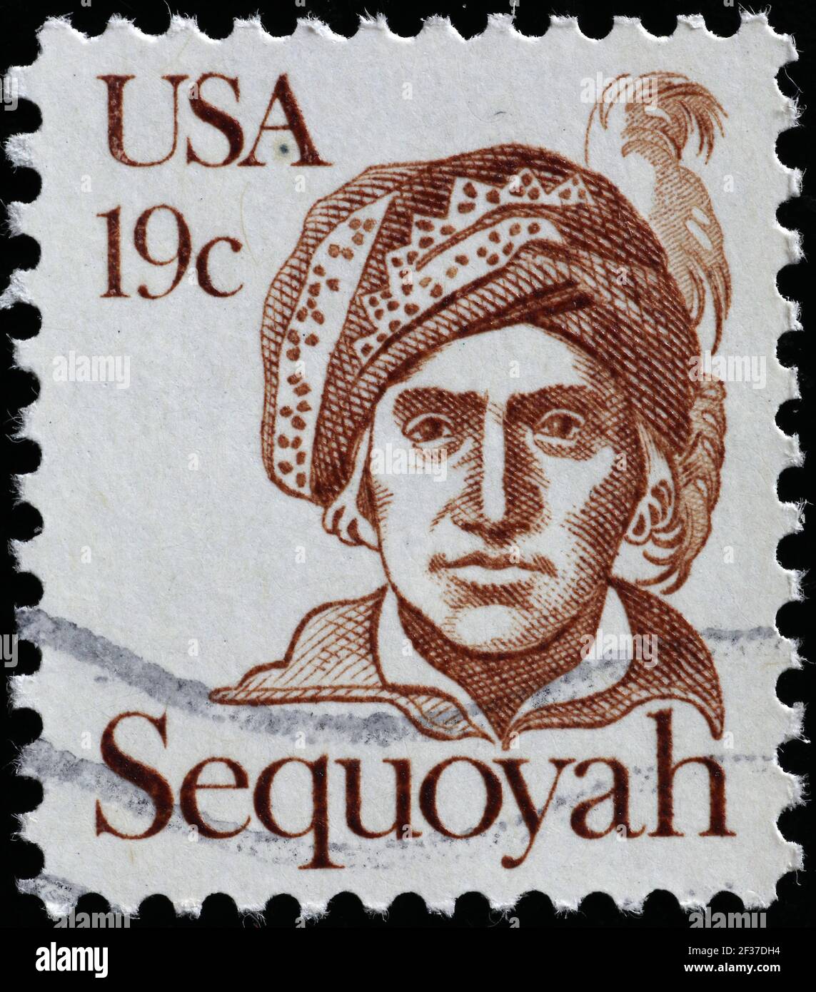 Sequoyah stamp hi-res stock photography and images - Alamy
