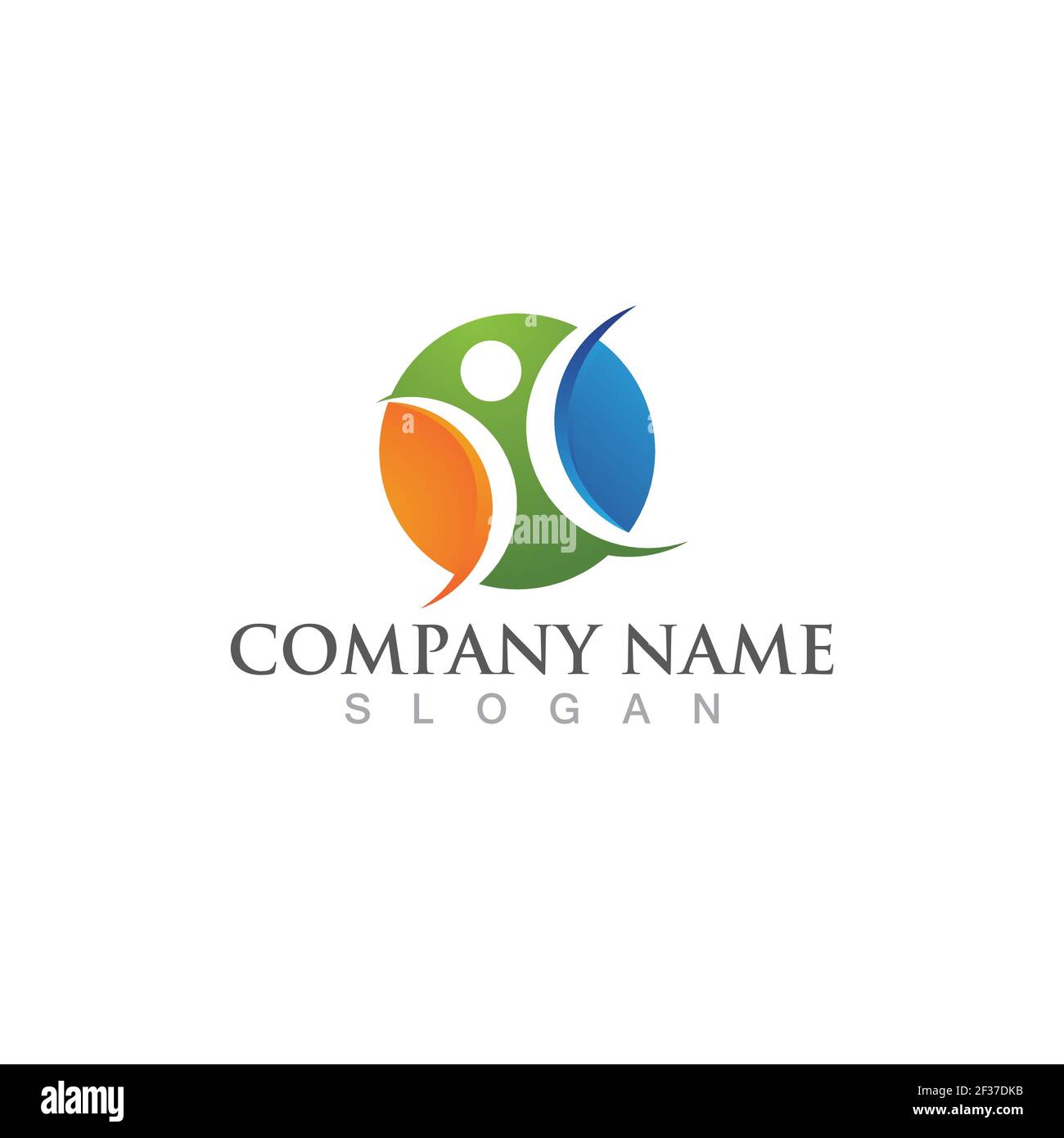 Health people success health life logo sign illustration vector design ...