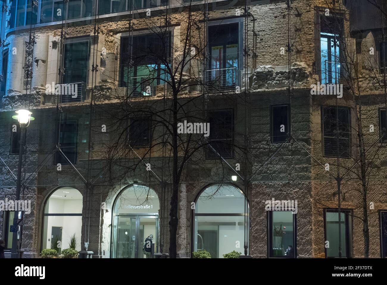 Brick building at the Sony center in Berlin - CITY OF BERLIN, GERMANY ...