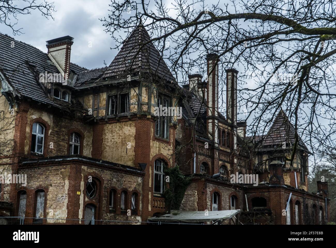 Famous Lost Place Beelitz Heilstaetten in Germany Stock Photo - Alamy
