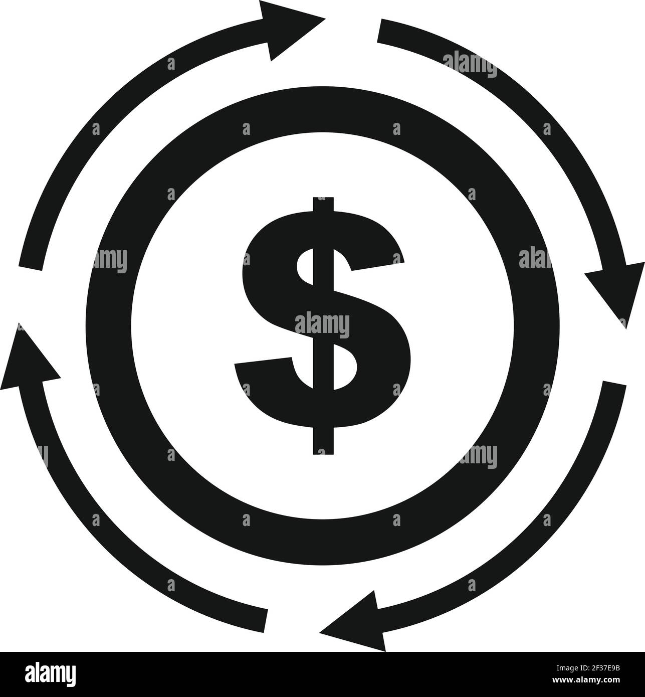 Marketing money circle icon, simple style Stock Vector Image & Art - Alamy