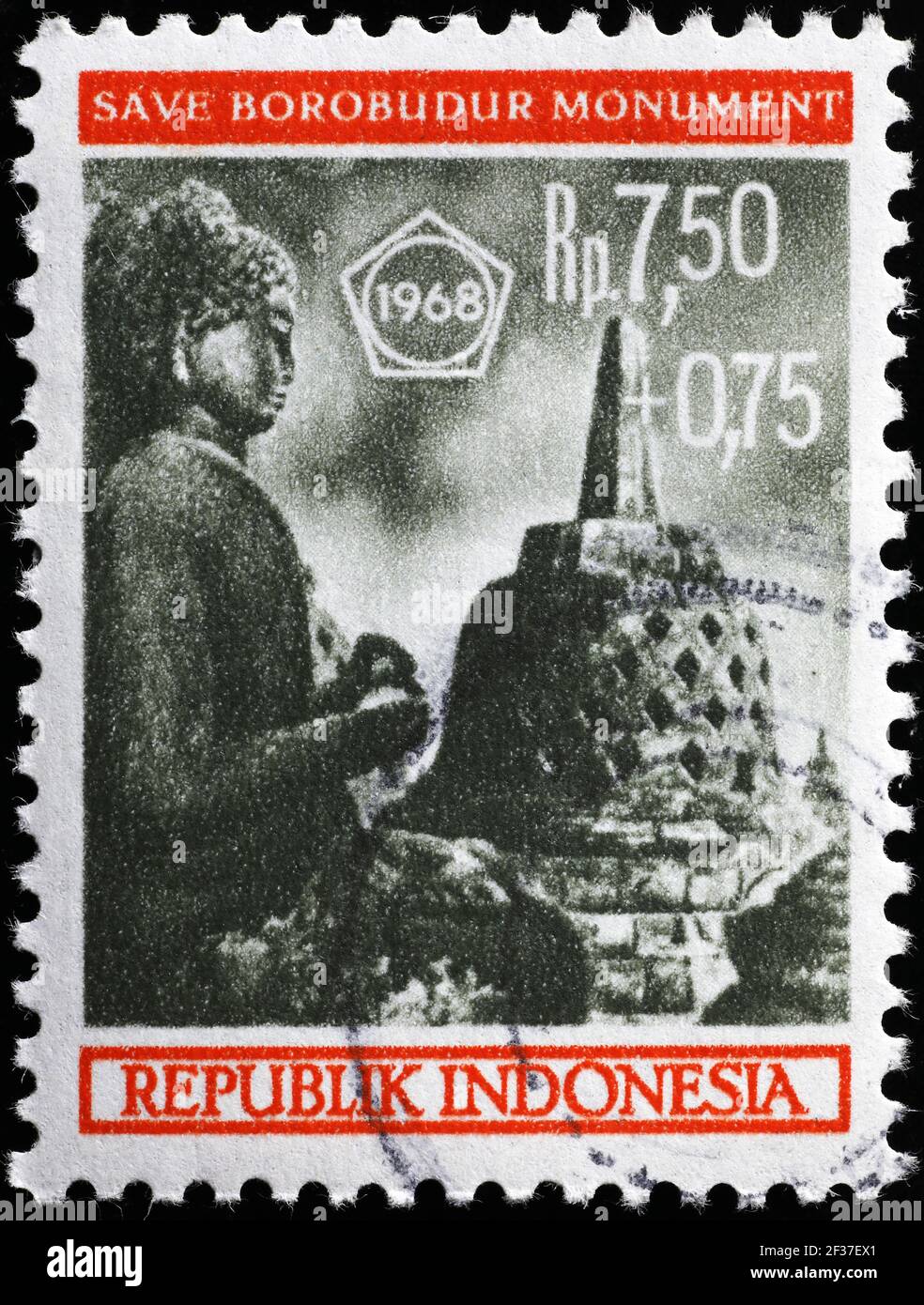 Indonesian Postage Stamp High Resolution Stock Photography and Images ...