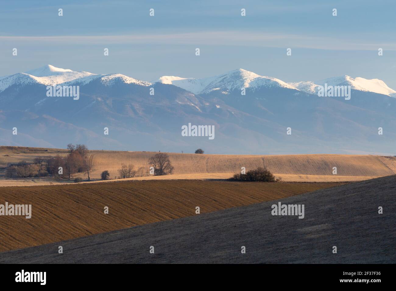 Rural landscape of Turiec region in northern Slovakia Stock Photo - Alamy