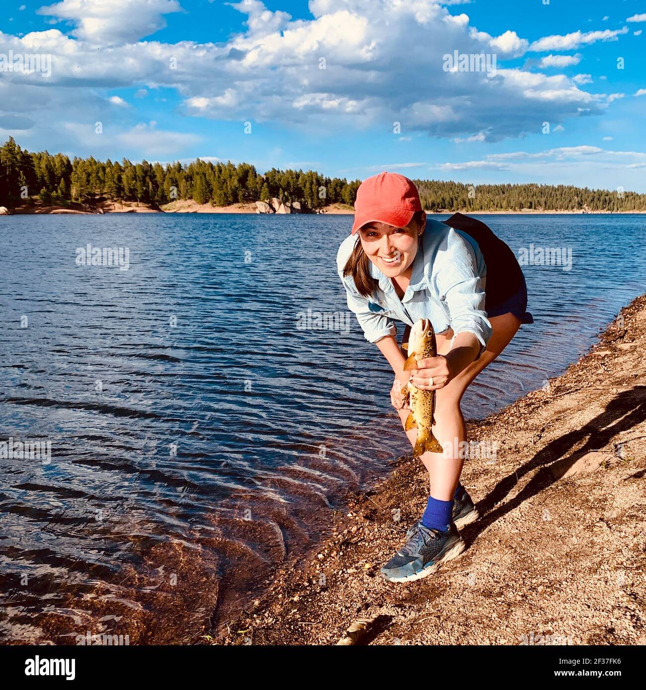 Trout fishing camp hi-res stock photography and images - Alamy
