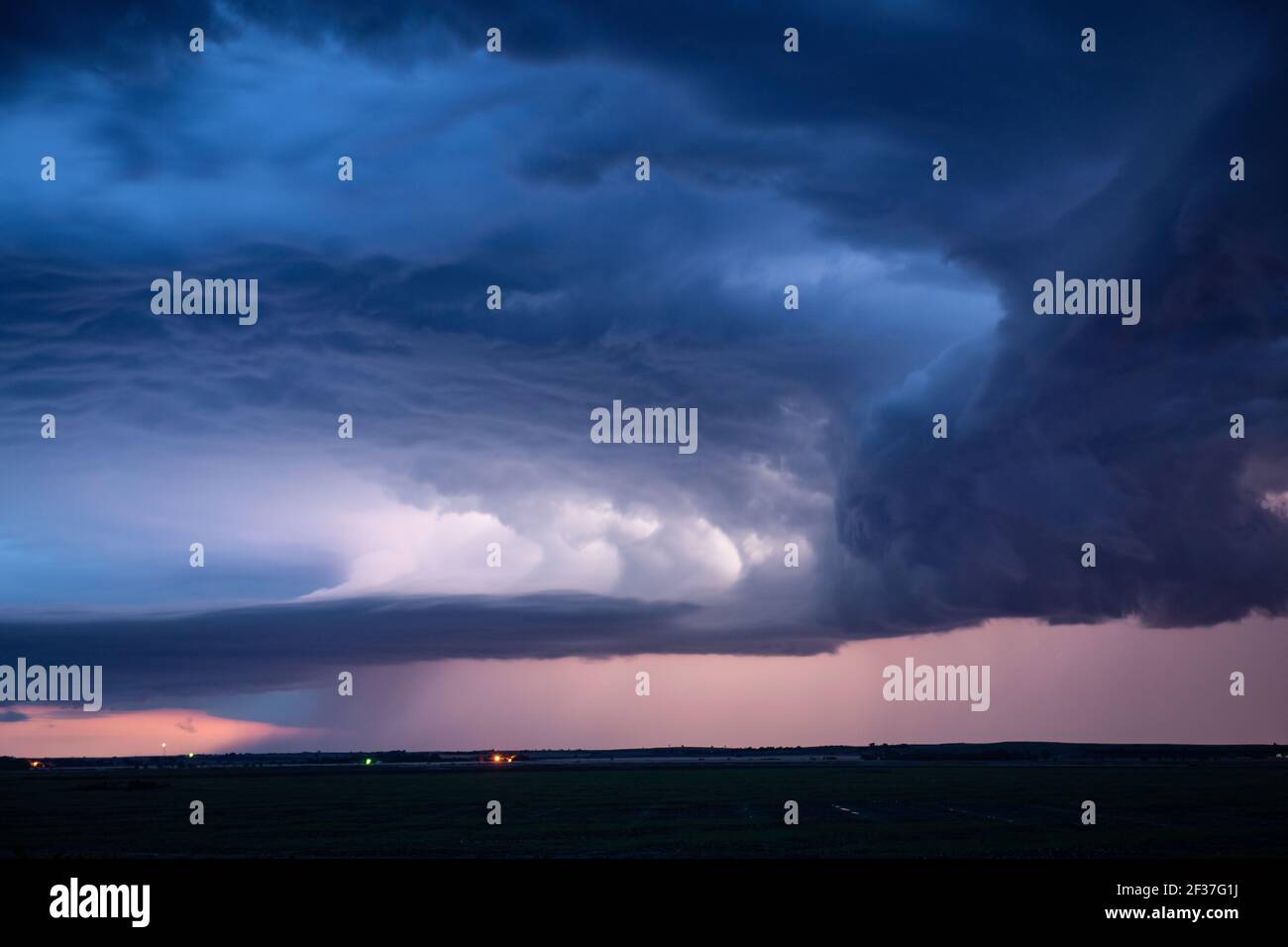 Colorful Clouds as Storm Breaks during Sunrise Stock Photo - Alamy