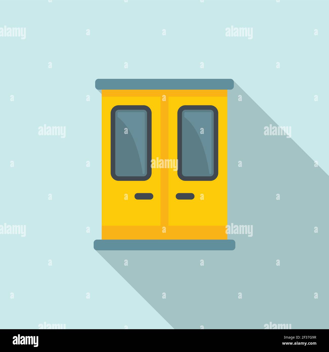 Old rail carriage door Stock Vector Images - Alamy