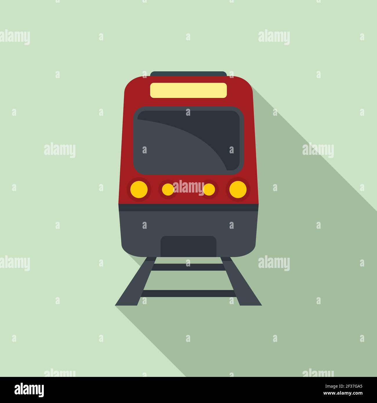 Train track side view Stock Vector Images - Alamy