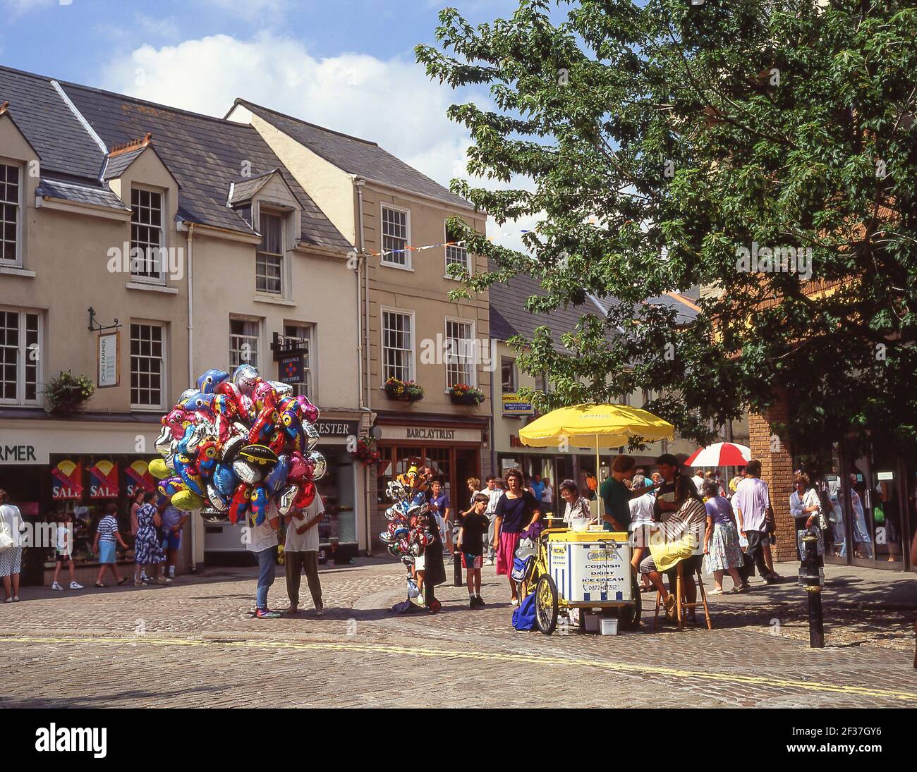Pydar Street, Truro, Cornwall, England, United Kingdom Stock Photo - Alamy