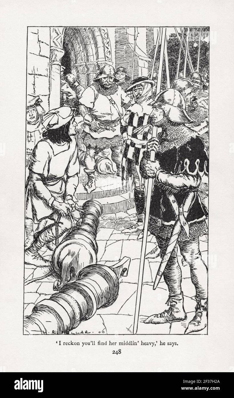 H. R. Millar - Rudyard Kipling - Puck of Pook's Hill 17 Stock Photo - Alamy