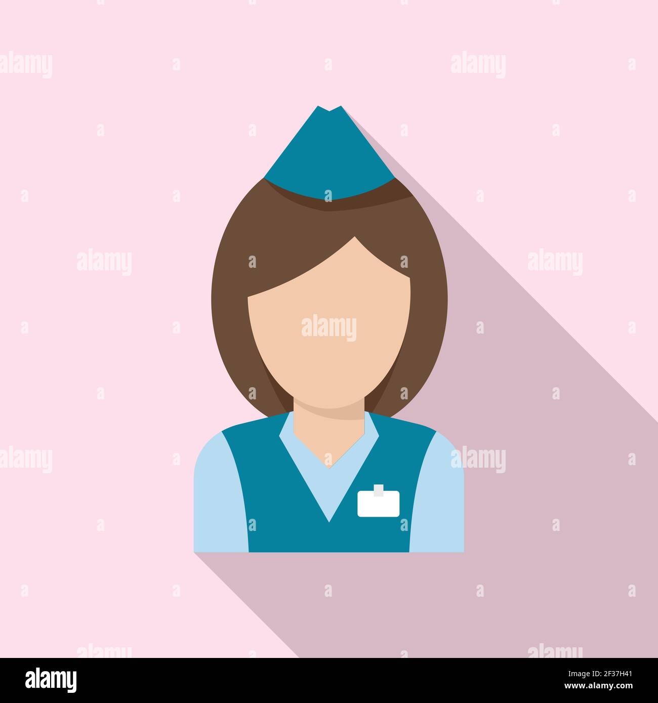 Electric train conductor icon, flat style Stock Vector Image & Art - Alamy