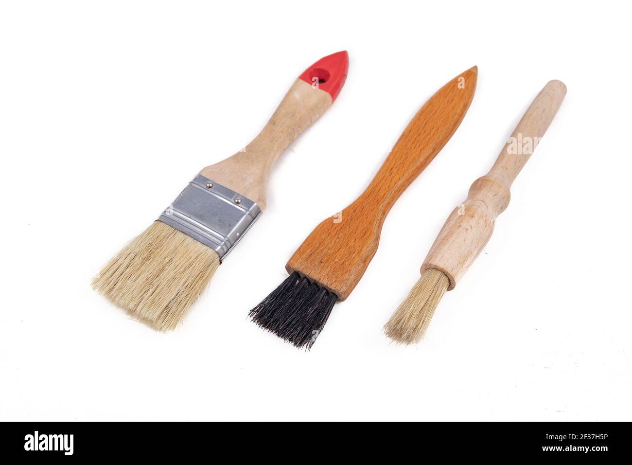 Three different brushes for work in the workshop. Accessories necessary ...