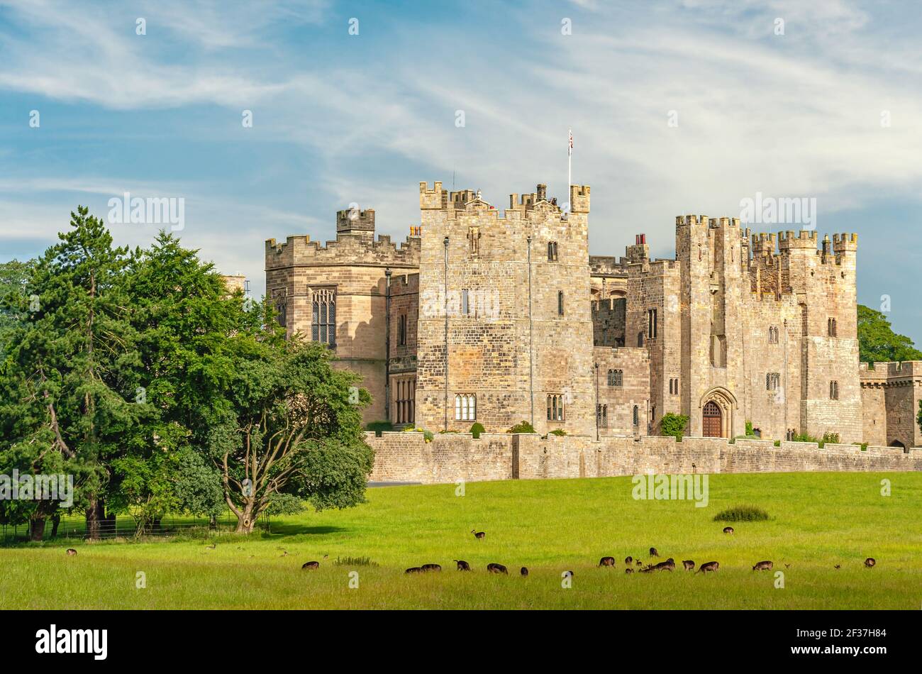 Raby Castle near Staindrop in County Durham in England Stock Photo - Alamy