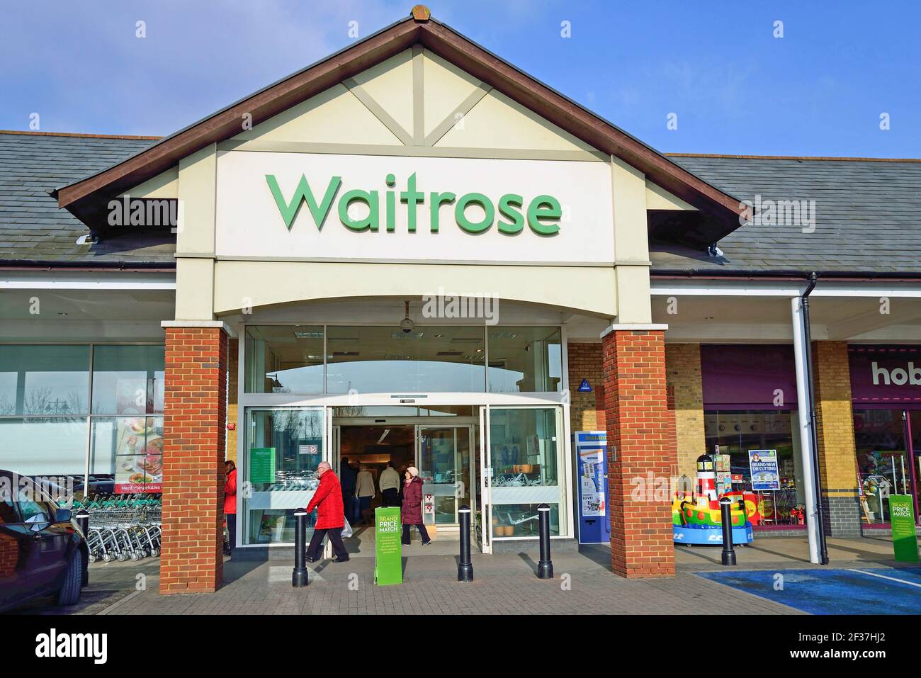 Waitrose supermarket exterior hi-res stock photography and images - Alamy