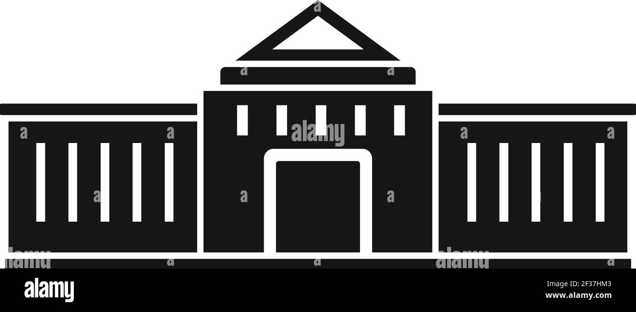 Train station building icon, simple style Stock Vector Image & Art - Alamy