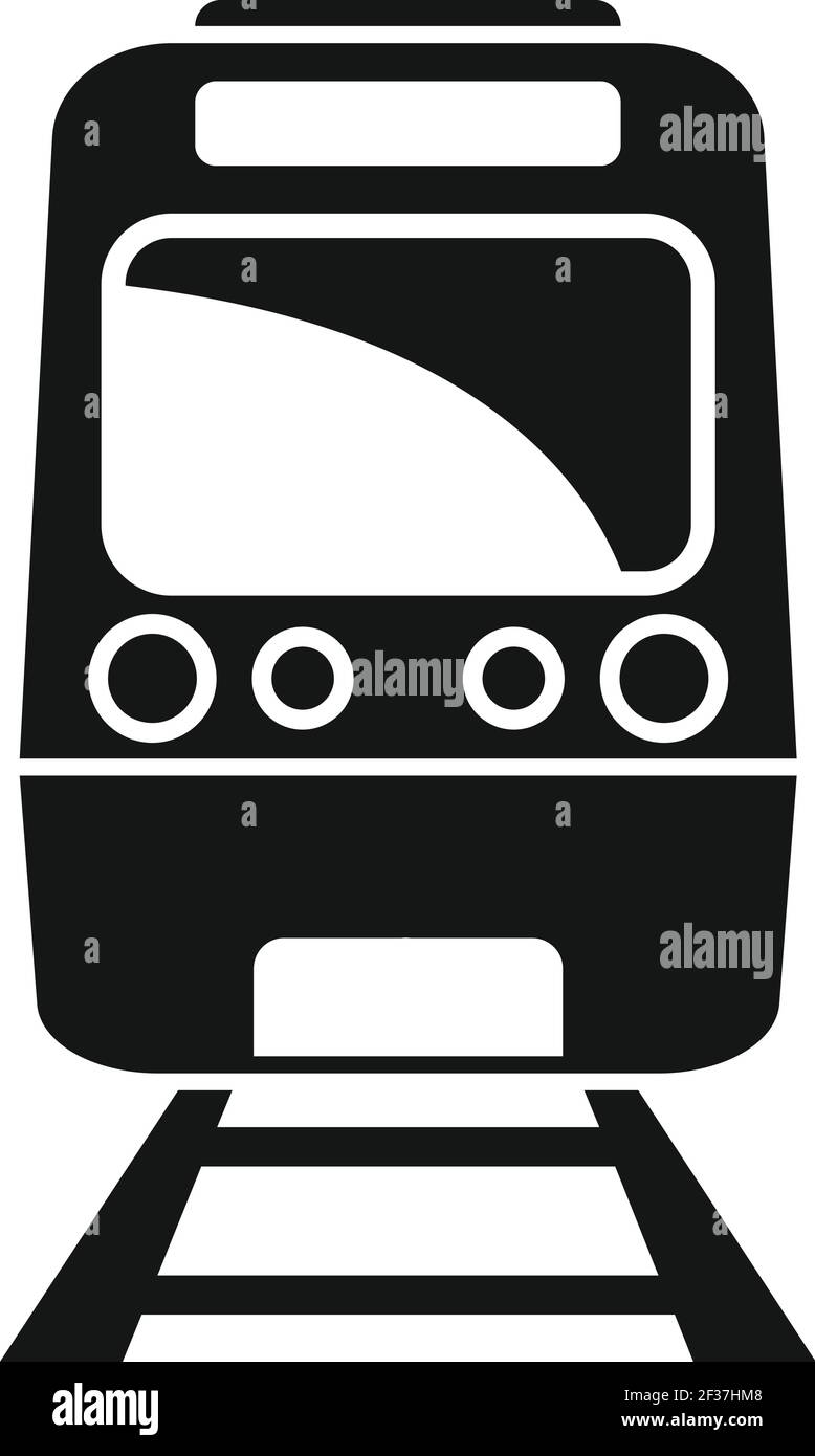Subway train icon, simple style Stock Vector Image & Art - Alamy