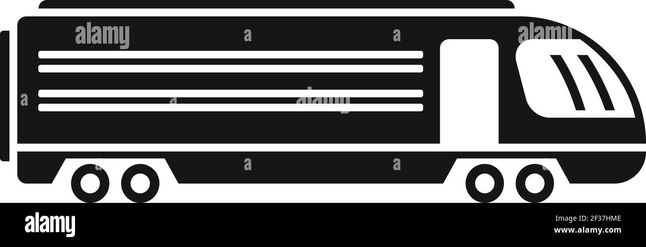 Modern electric train icon, simple style Stock Vector Image & Art - Alamy