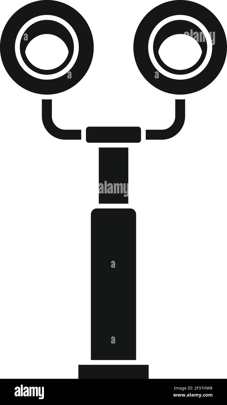 Railroad traffic lights icon, simple style Stock Vector Image & Art - Alamy