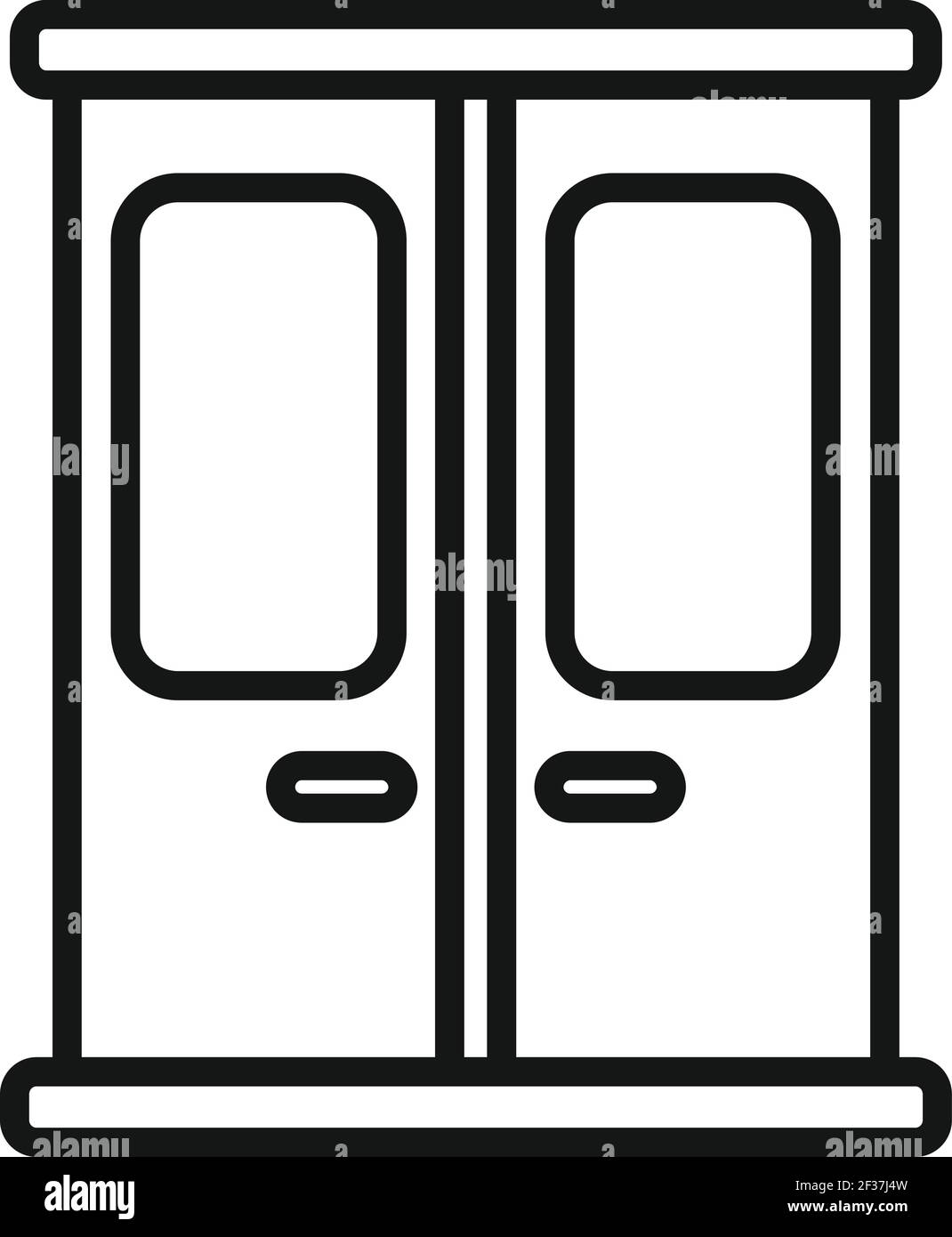 Train door Stock Vector Images - Alamy