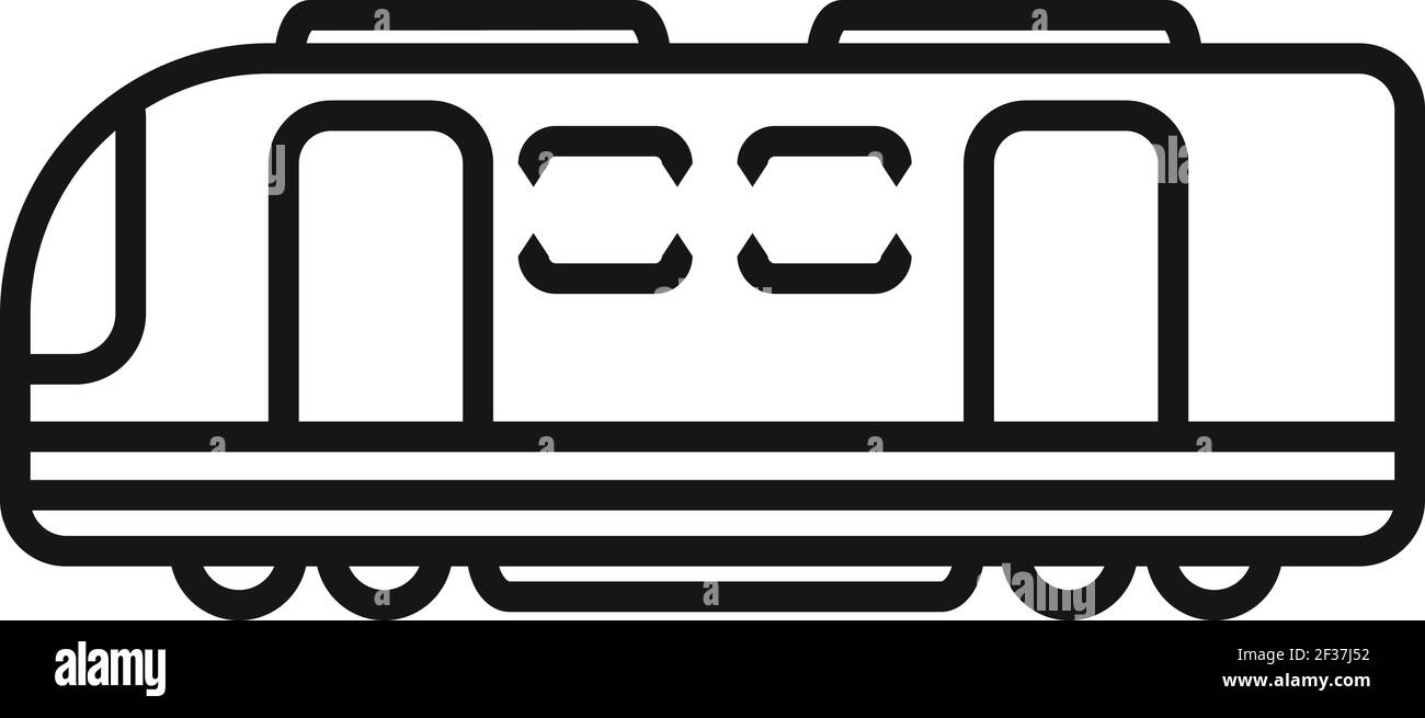 Electric Train Clipart Vector