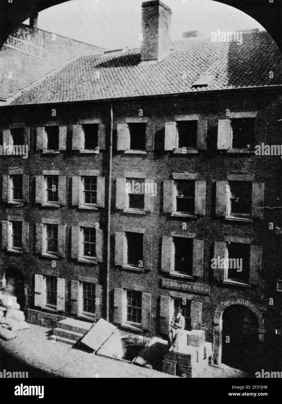 Prevost, Victor - Das Warenhaus Reed and Sturges Stock Photo - Alamy