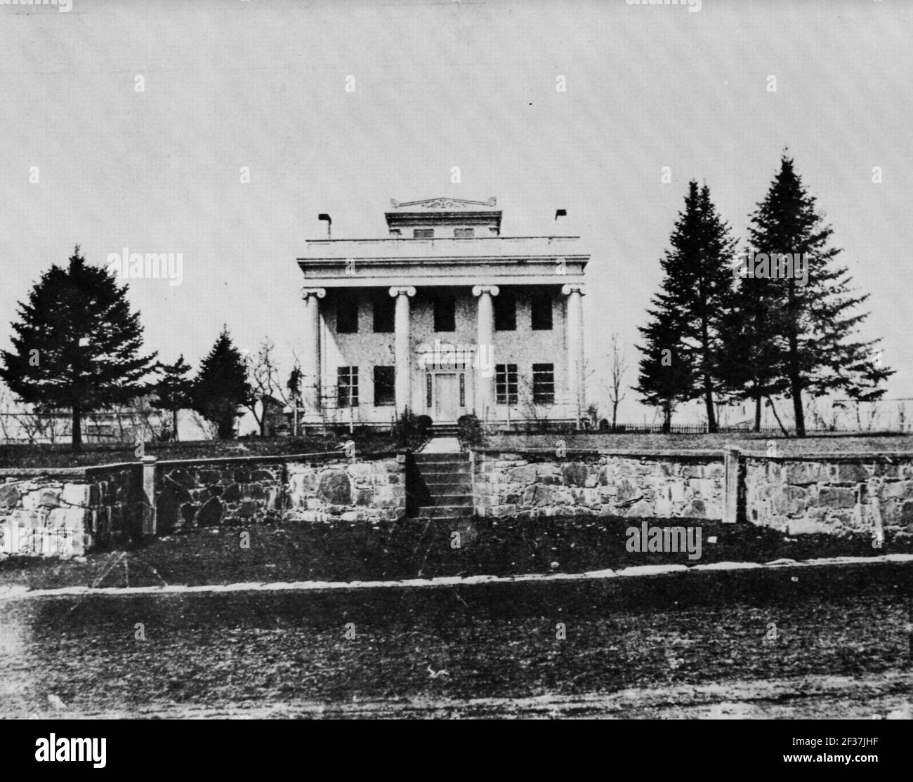 Prevost, Victor - Dr. Valentine Motts Haus Stock Photo - Alamy