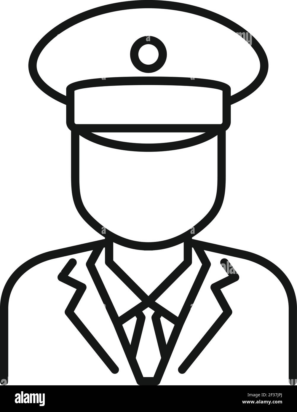 Train Conductor Drawing