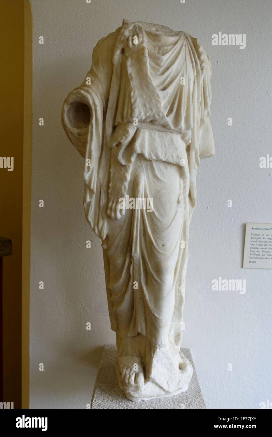 Priapus statuette, Roman, 1st century AD Stock Photo - Alamy