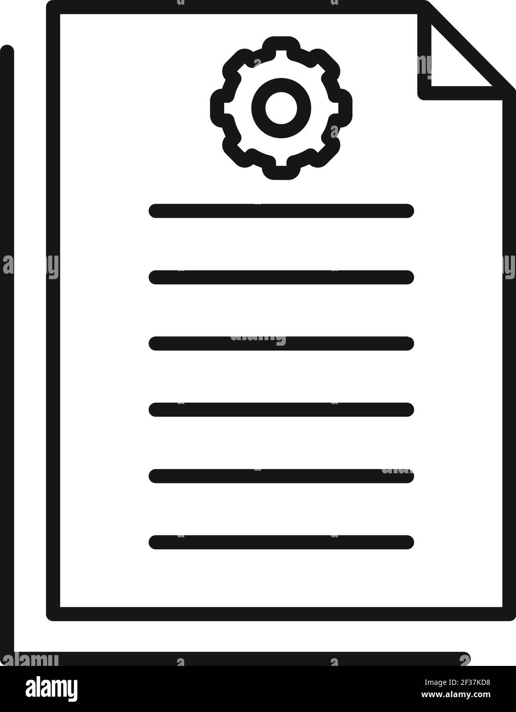 Mail technical icon outline Stock Vector Images - Alamy