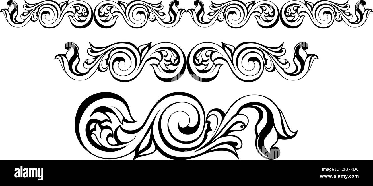Victorian Swirl Clipart