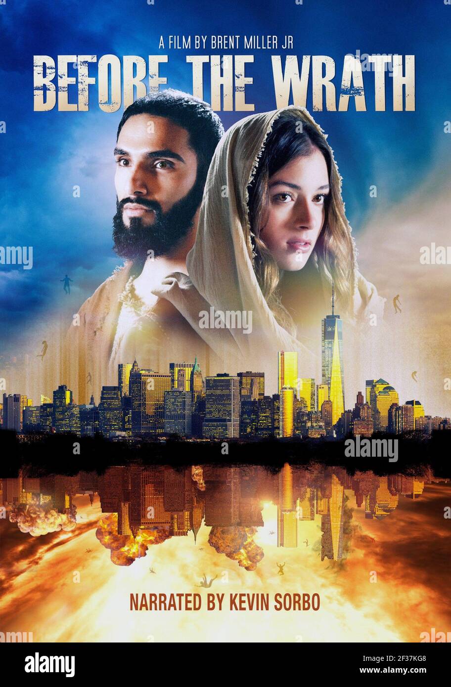 BEFORE THE WRATH, poster, from left: Kevin Hayer, Gemma Rizzuto, 2020 ...