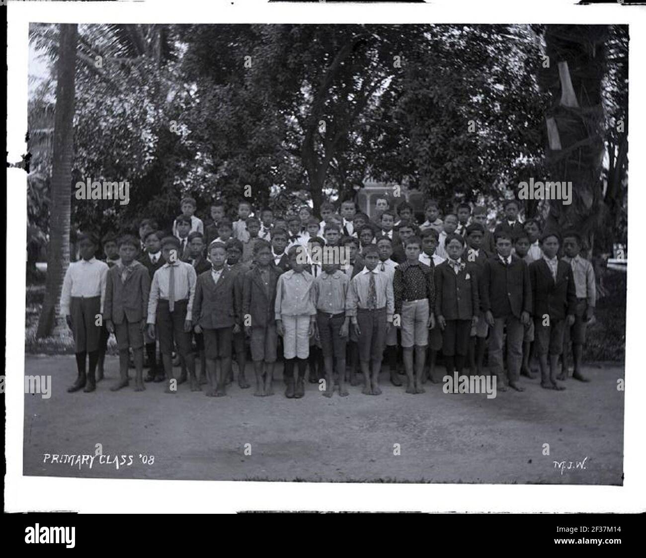Primary Class, 1908, Saint Louis College Stock Photo - Alamy