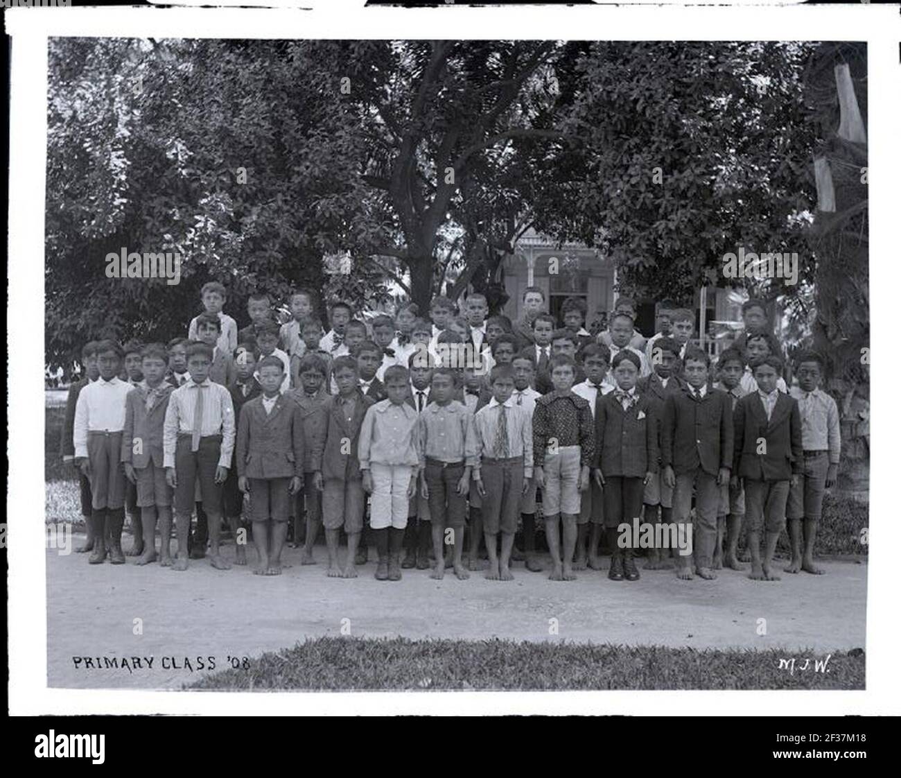 Primary Class, 1908, Saint Louis College Stock Photo - Alamy