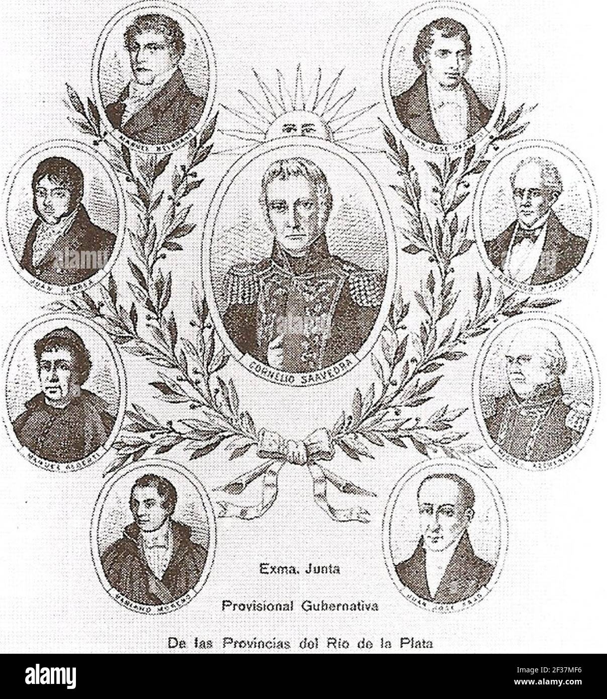 Primera Junta, litografía Stock Photo - Alamy