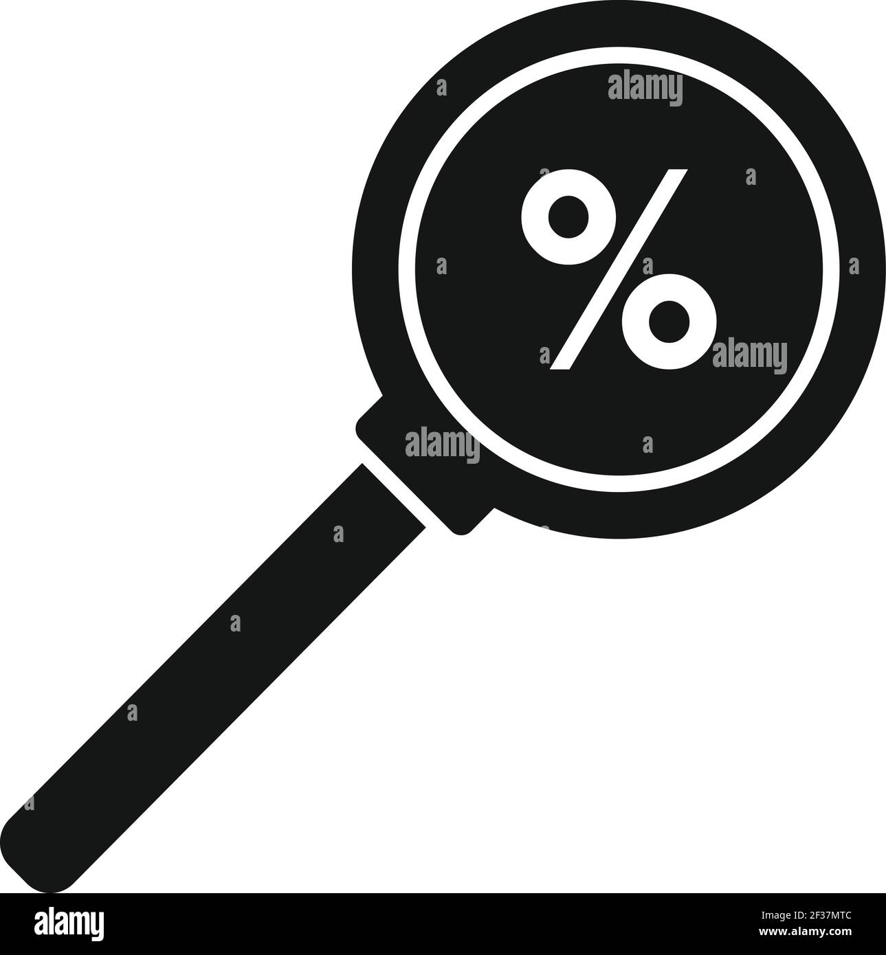 Discount percent black glass Stock Vector Images - Alamy