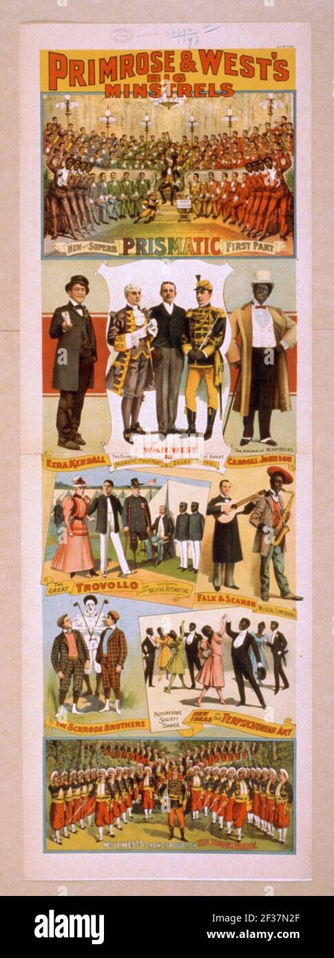 Primrose & West's Big Minstrels Stock Photo - Alamy