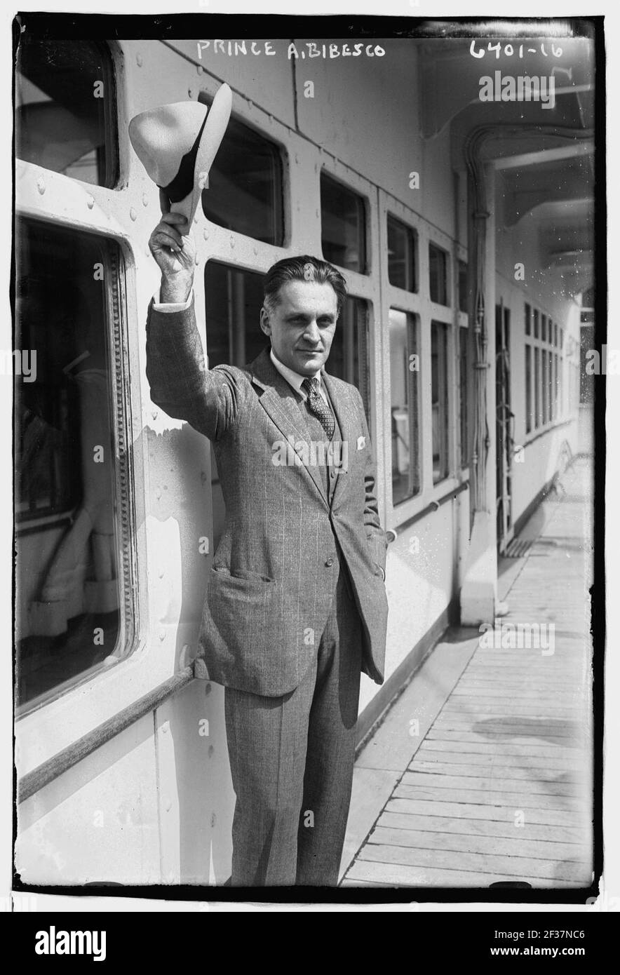 Prince A. Bibesco Stock Photo - Alamy