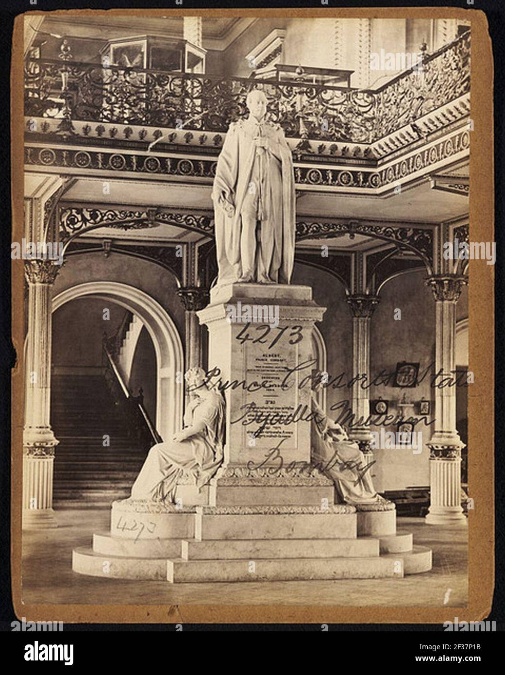 Prince Consort Statue, Byculla Museum by Francis Frith Stock Photo - Alamy