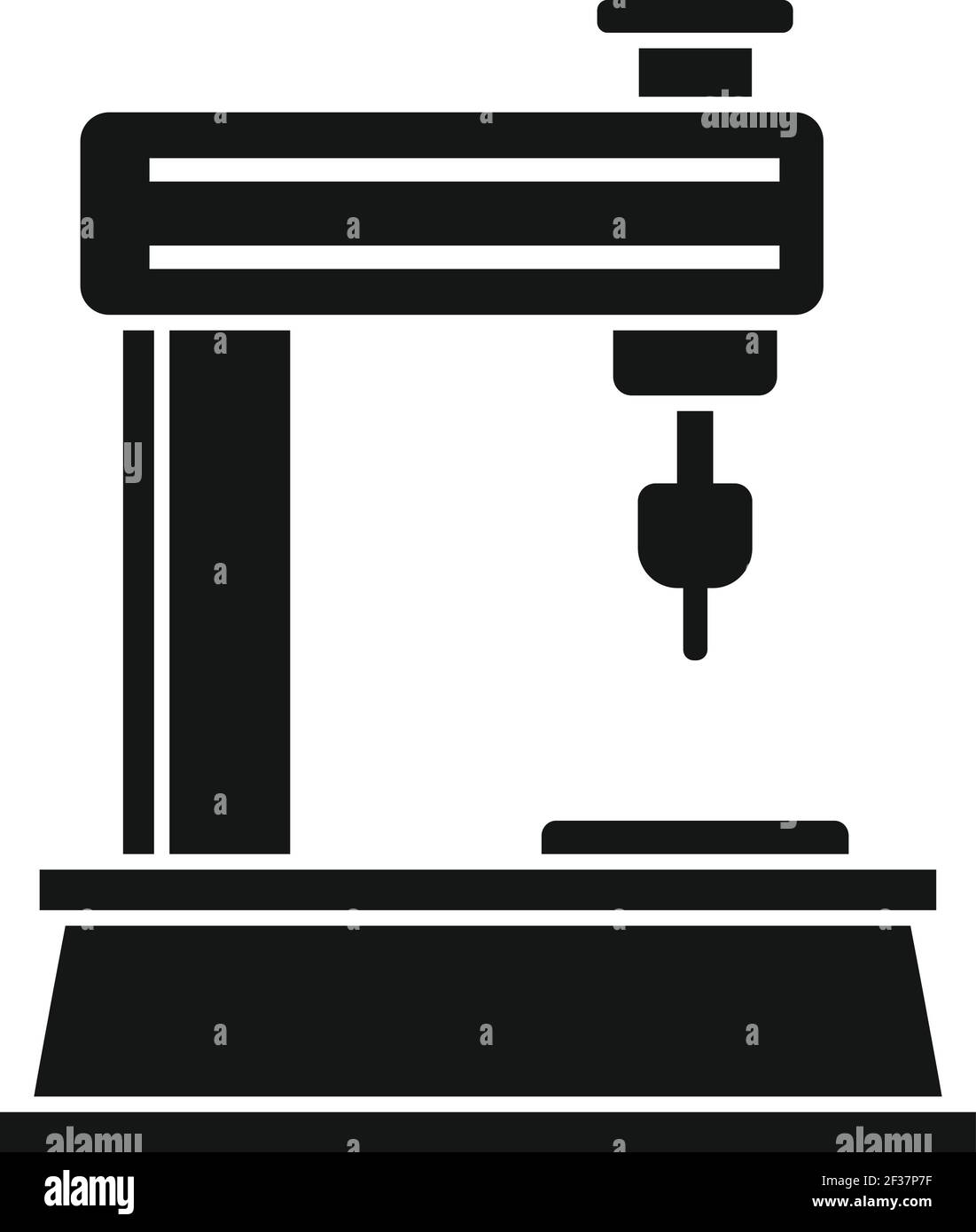 Industry milling machine icon, simple style Stock Vector Image & Art ...