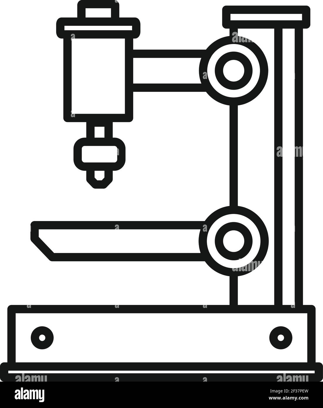 Electric milling machine icon, outline style Stock Vector Image & Art ...