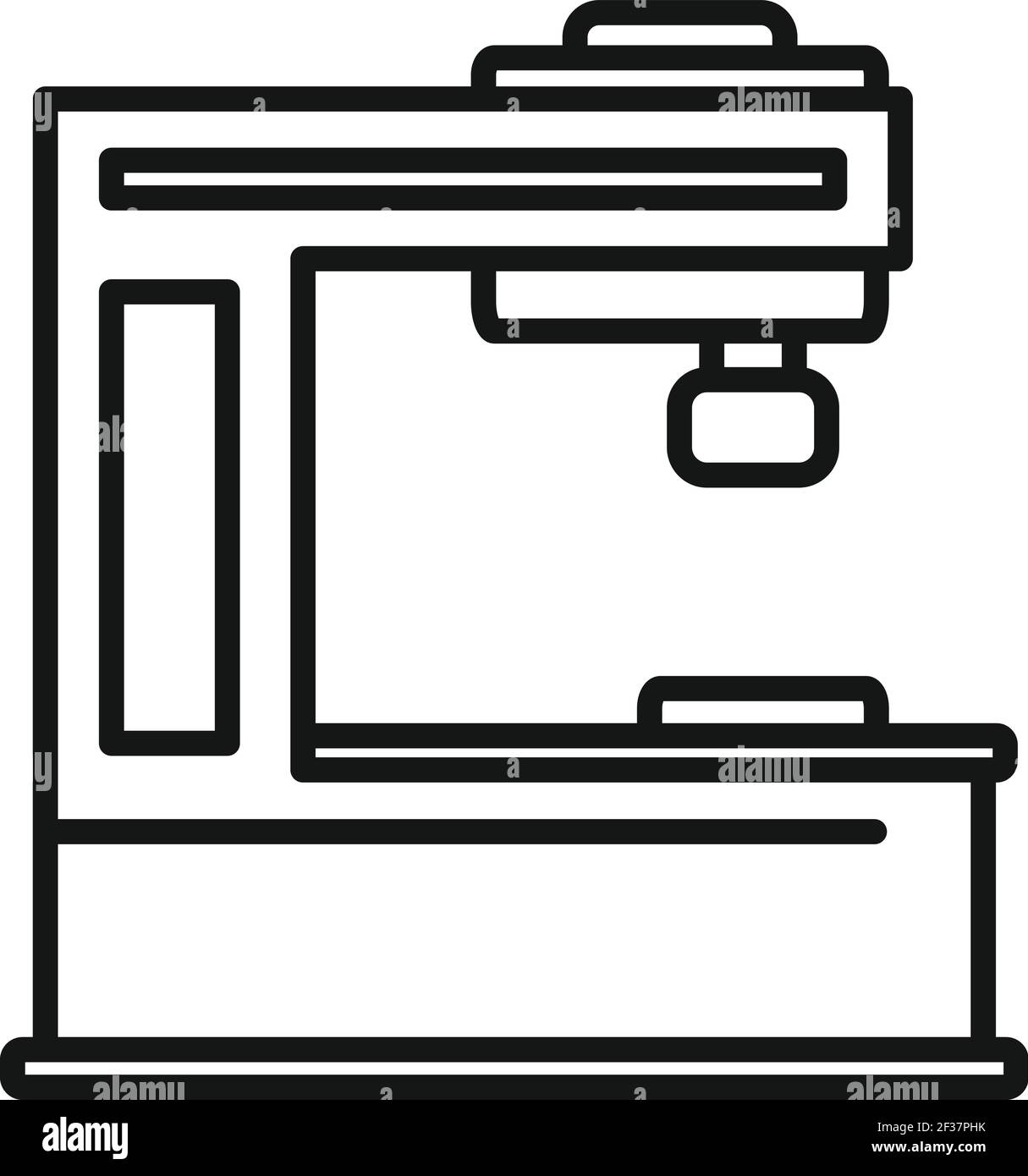 Cutter milling machine icon, outline style Stock Vector Image & Art - Alamy