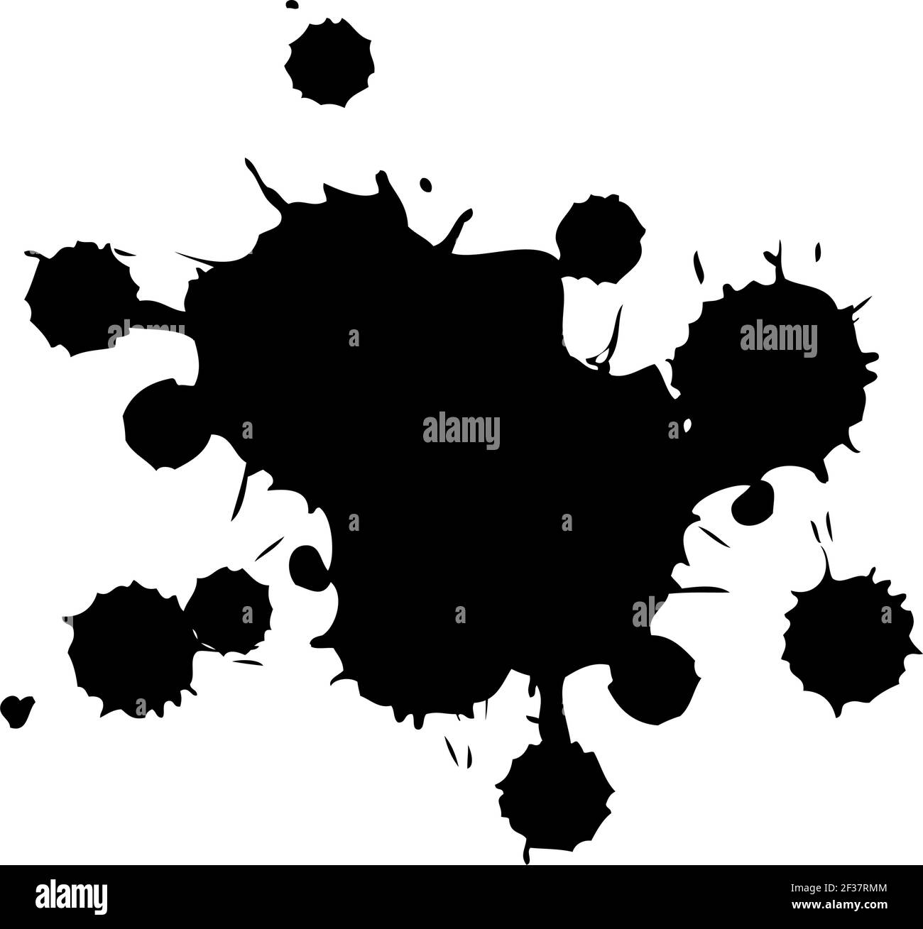 Ink splash. Grunge splatters. Abstract background. Grunge text banners ...