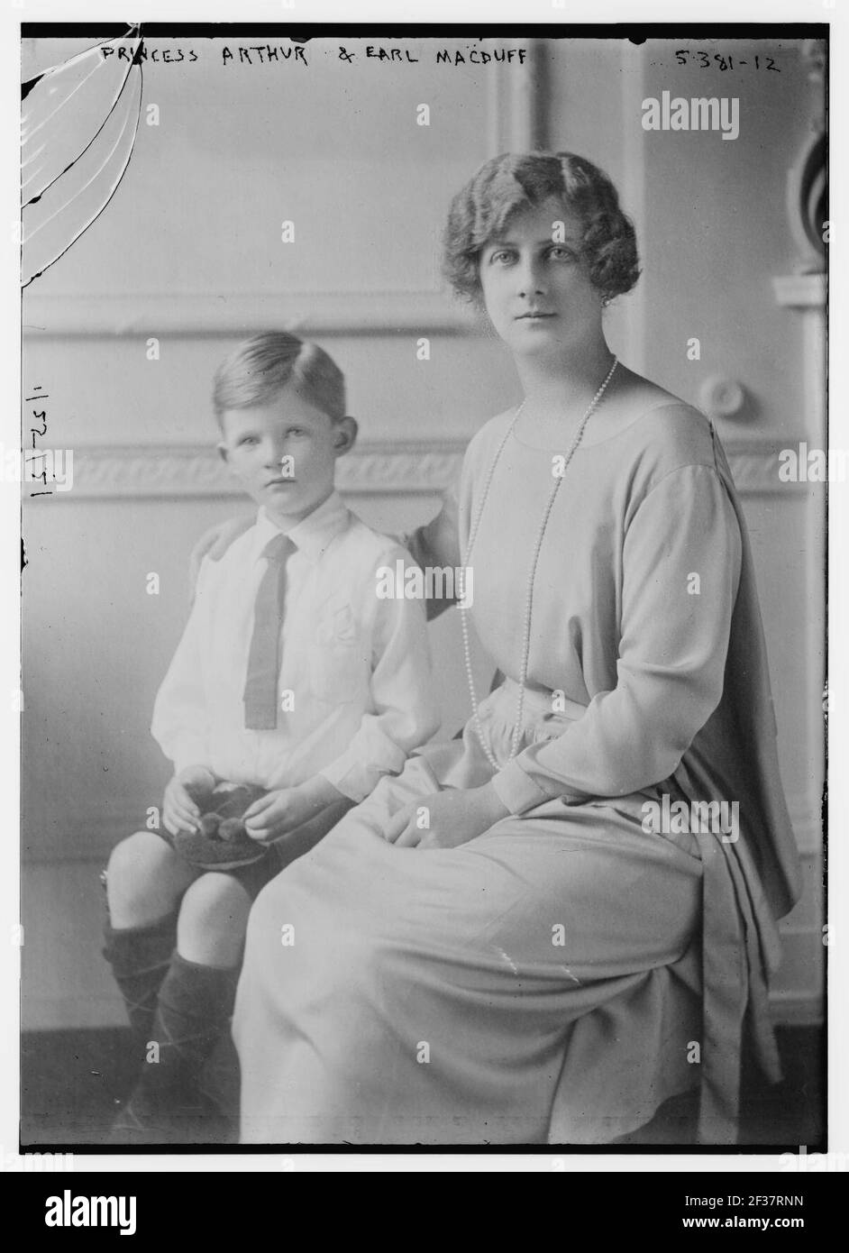 Princess Arthur & Earl MacDuff Stock Photo - Alamy