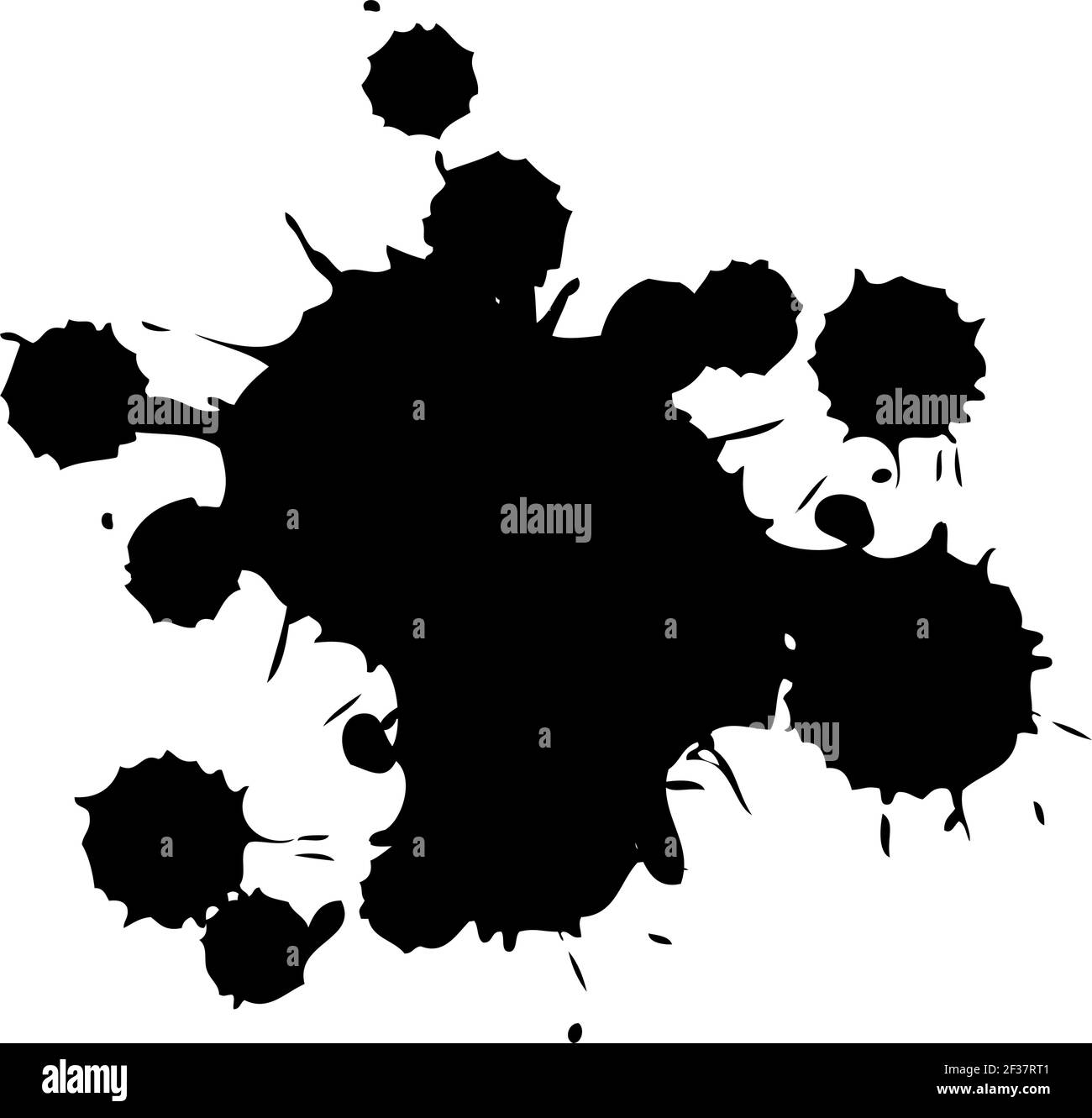 Ink splash. Grunge splatters. Abstract background. Grunge text banners ...