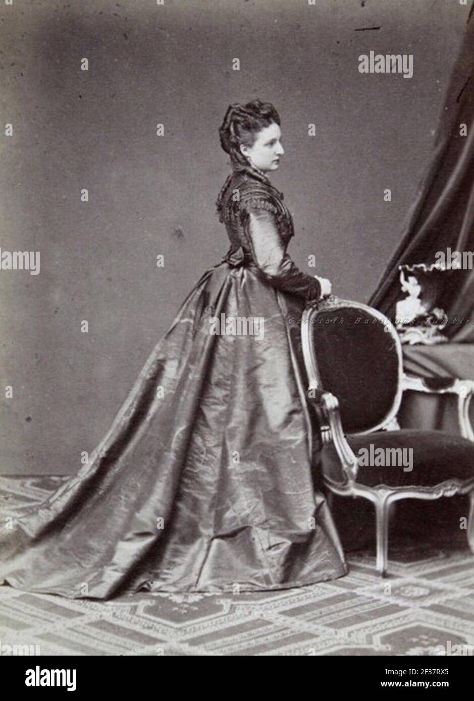 Princess Clotilde of Saxe-Coburg and Gotha (1846-1927 Stock Photo - Alamy