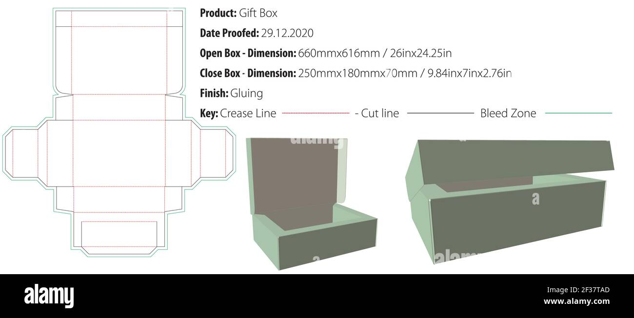 Gift Box Packaging Templates