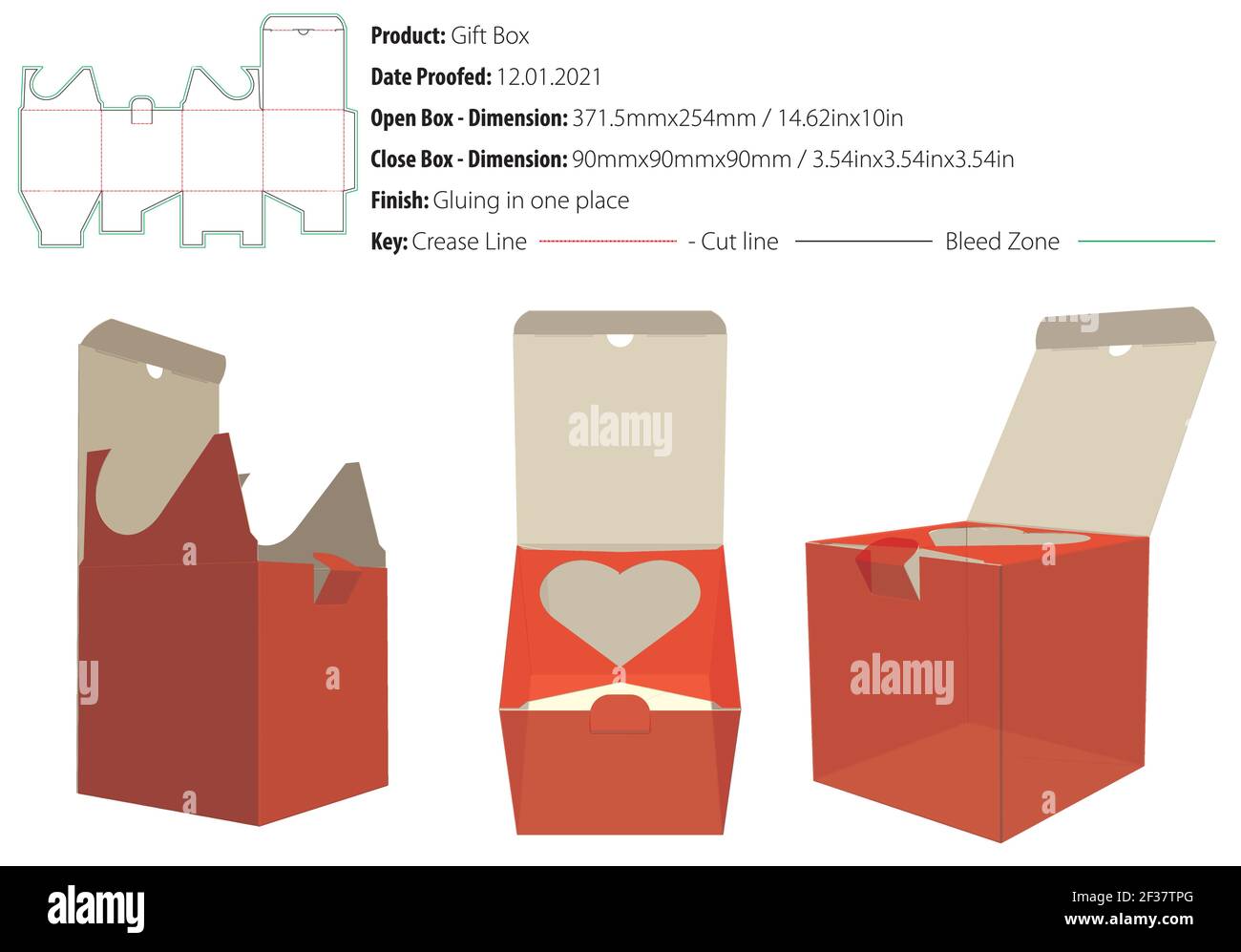 Gift Packaging Design Template