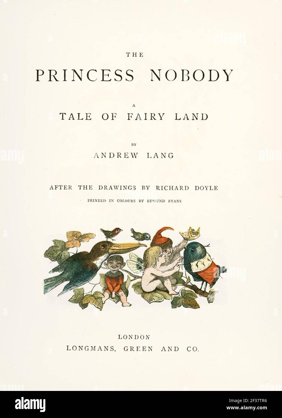 Princess Nobody - a tale of fairy land - page 5 Stock Photo - Alamy