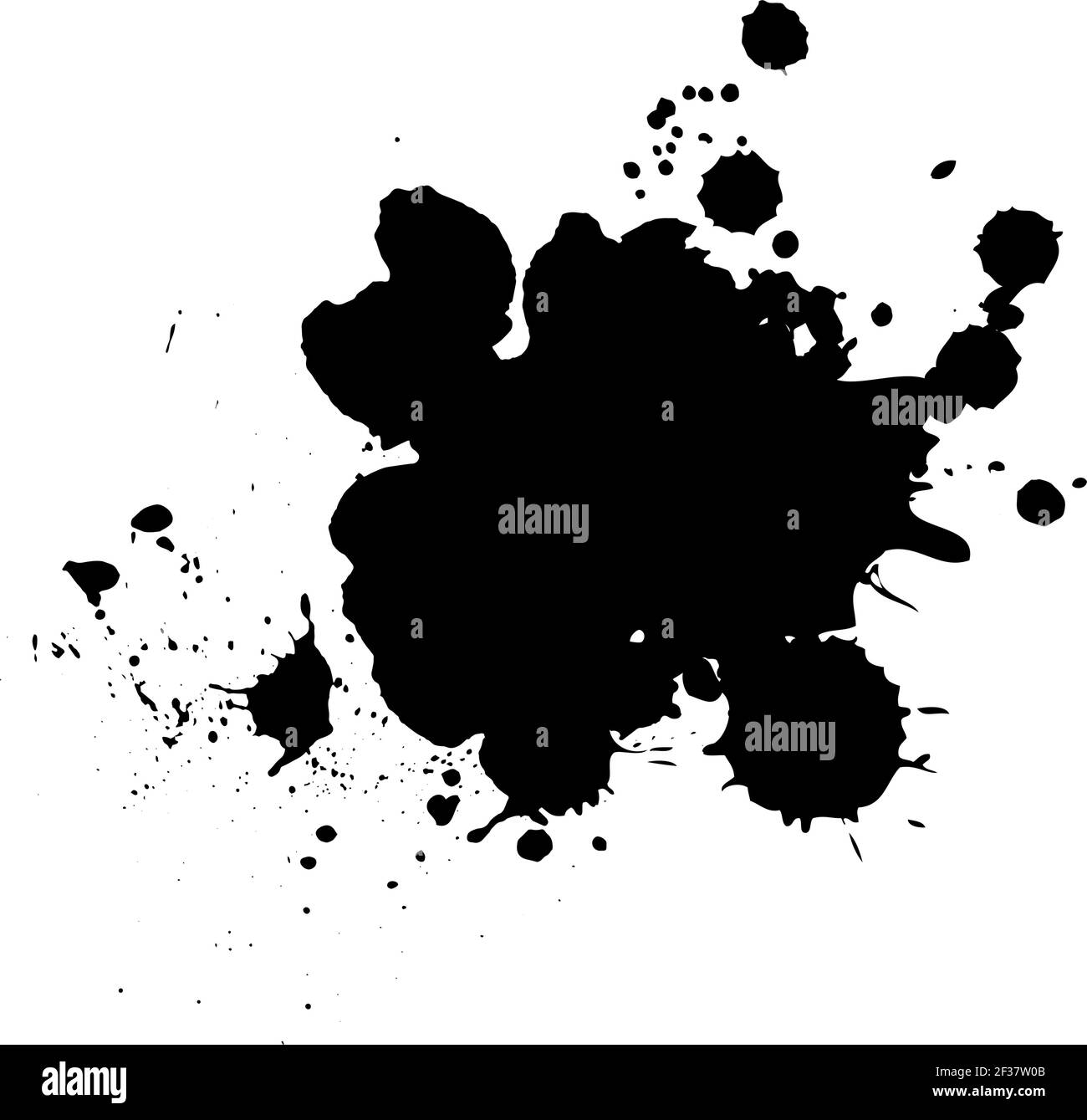 Ink splash. Grunge splatters. Abstract background. Grunge text banners ...