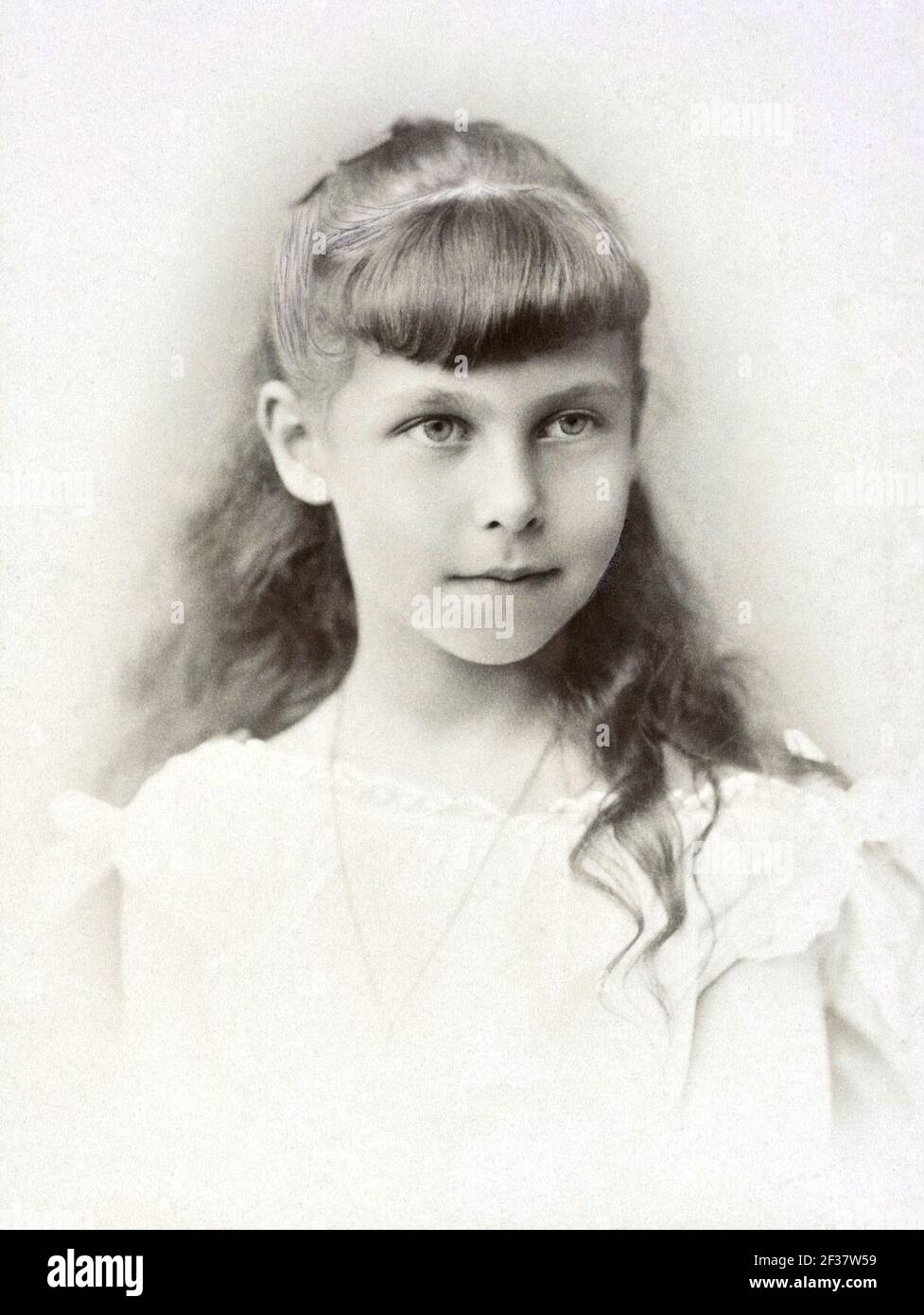 Princess Victoria Melita of Edinburgh and Saxe-Coburg and Gotha in her ...