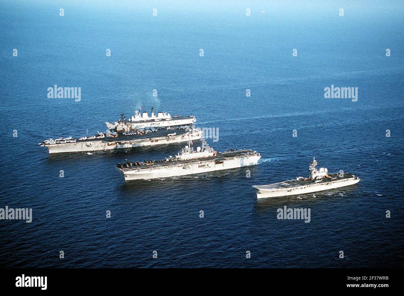 Principe de Asturias (R11), USS Wasp (LHD-1), USS Forrestal (CV-59) and ...